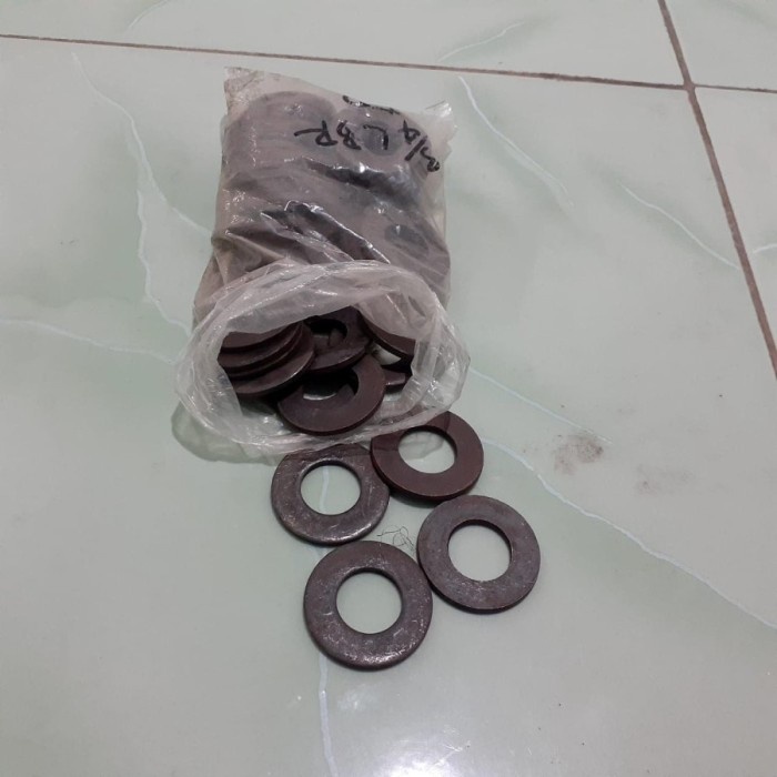 Jual RING M22 PLAT BAJA / WASHER M22 BAHAN BAJA WARNA HITAM | Shopee ...