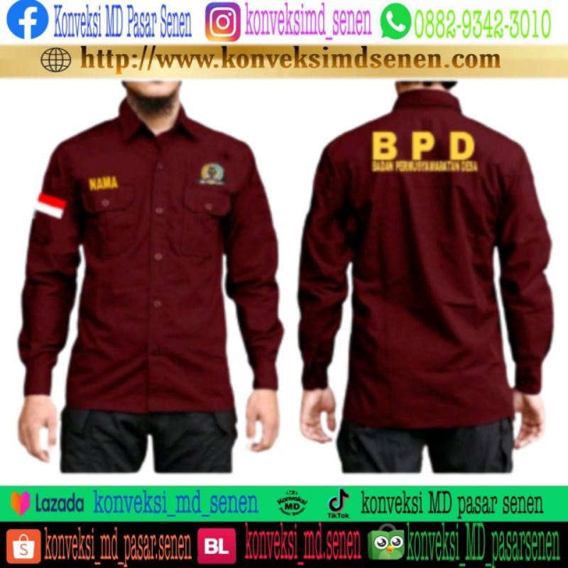 Jual kemeja eksklusif bpd/seragam eksklusif bpd full bordir/kemeja BPD ... Jual kemeja eksklusif bpd/seragam eksklusif bpd full bordir/kemeja BPD ...