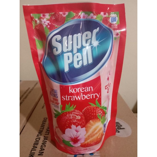 Jual Superpell Pembersih Lantai Korean Strawberry 770ml | Shopee Indonesia