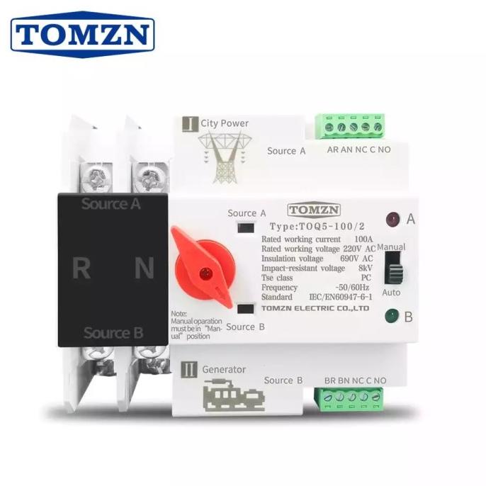 Jual Automatic Transfer Switch 2P 63A 230V Mcb Tipe Ats Dual Power ... Jual Automatic Transfer Switch 2P 63A 230V Mcb Tipe Ats Dual Power ...