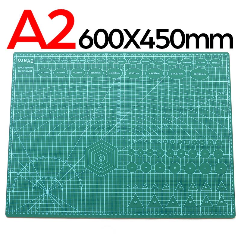 Jual Papan Work Cutting Mat Pad A2 Size 60 x 45 cm - GREEN | Shopee ...