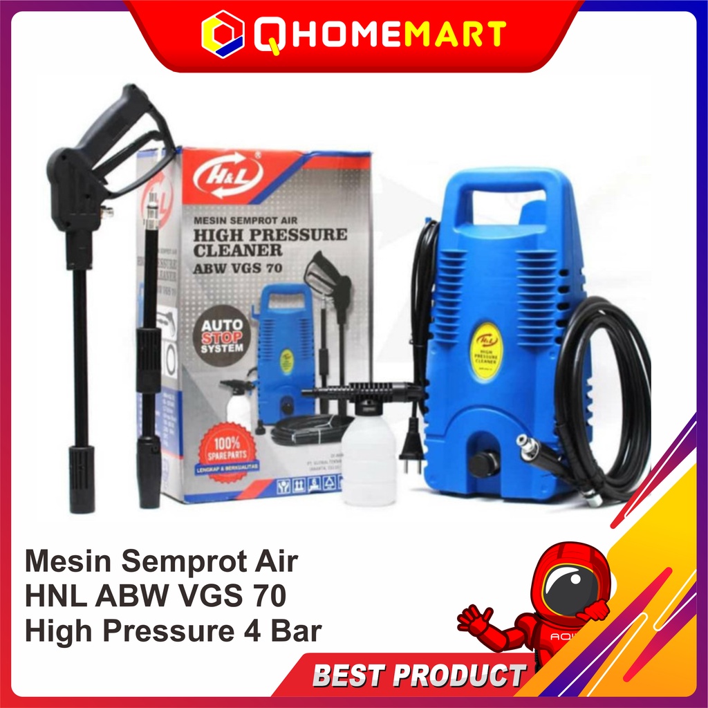 Jual Mesin Semprot Air HNL ABW VGS 70 High PRessure 4 Bar | Shopee ...