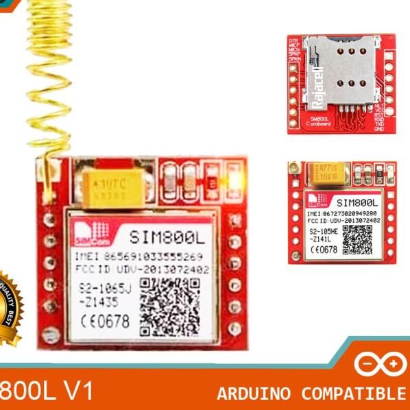 Jual SIM800L GSM GPRS Module for Arduino ( GSM GPRS Serial Modem Shield ...