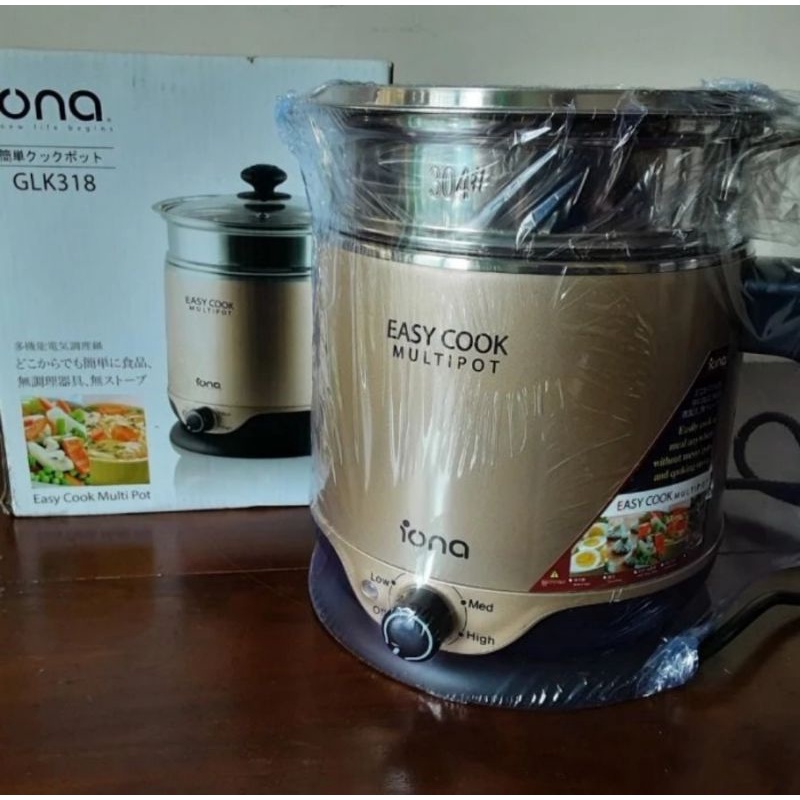 Jual IONA MULTIPOT 1.8 LITER GLK 318 EASY COOK PANCI LISTRIK ...