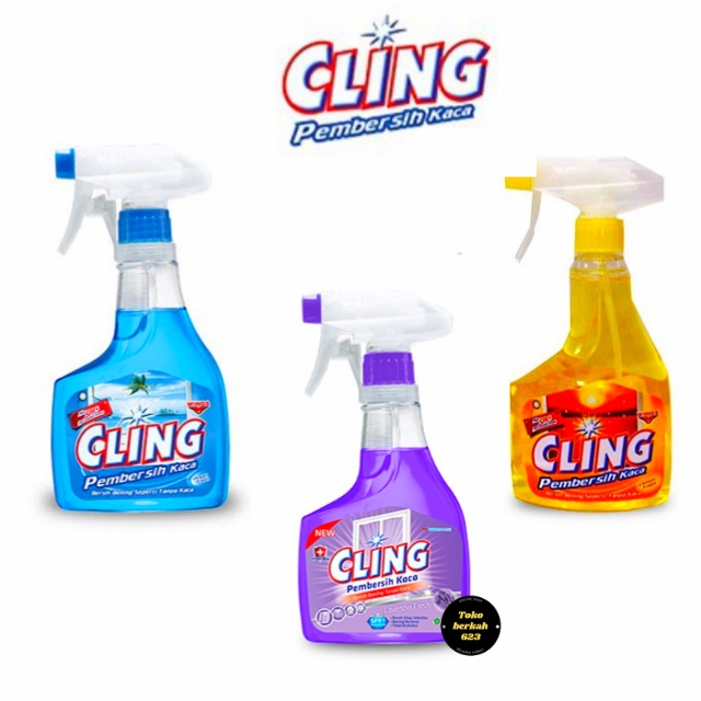 Jual CLING Pembersih Kaca Botol 440 ml | Shopee Indonesia