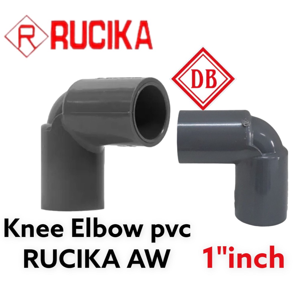 Jual KNEE 1"inch RUCIKA AW TEBAL/BELOKAN PIPA 1"/SAMBUNGAN PIPA PVC/KNIE PIPA ELBOW/KENI 1 ...