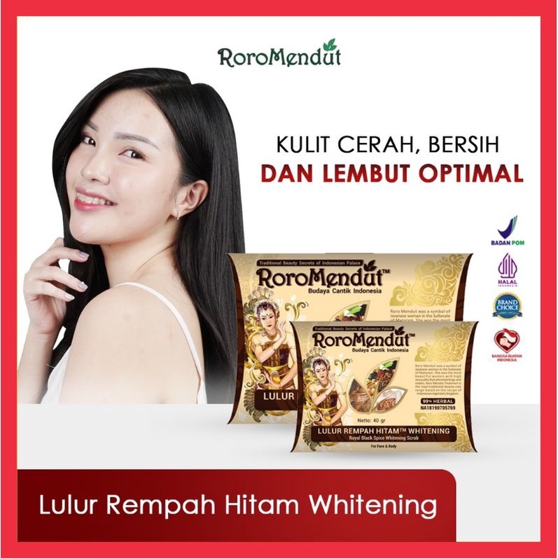 Jual Lulur Rempah Hitam Roro Mendut 20 & 40 gram | Shopee Indonesia
