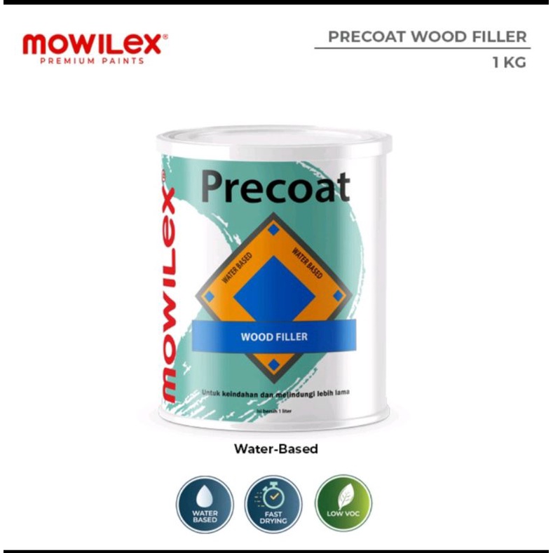 Jual Mowilex Precoat wood filler 1 kg | Shopee Indonesia