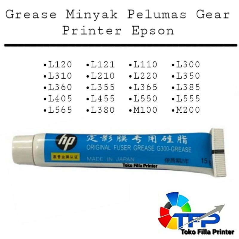 Jual Grease Minyak Pelumas Gear Printer Epson L120 L121 L110 L300 L310 ...