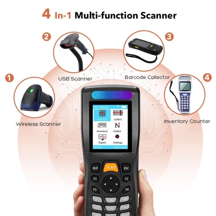 Jual Scanner Pdt Pda Scanner Barcode ( Mini Data Collector) H5 1D ...
