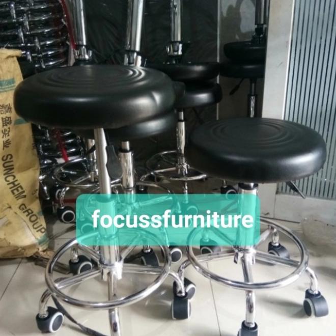 Jual Kursi Bulat/Kursi Putar/Kursi Laboratorium/Kursi Bar Hidrolik/Cafe ...
