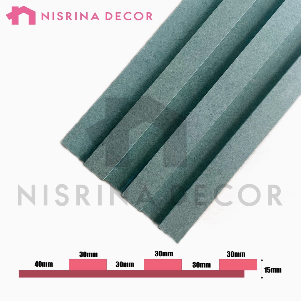 Jual DIY FLUTED WALL - WALL PANEL - LIST DINDING - DEKORASI - WALL ...