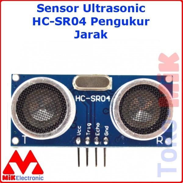 Jual Sensor Ultrasonic Hc Sr04 Pengukur Jarak Arduino Shopee Indonesia