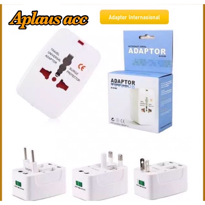 Jual Universal Travel Adaptor Colokan Listrik Internasional All In One ...
