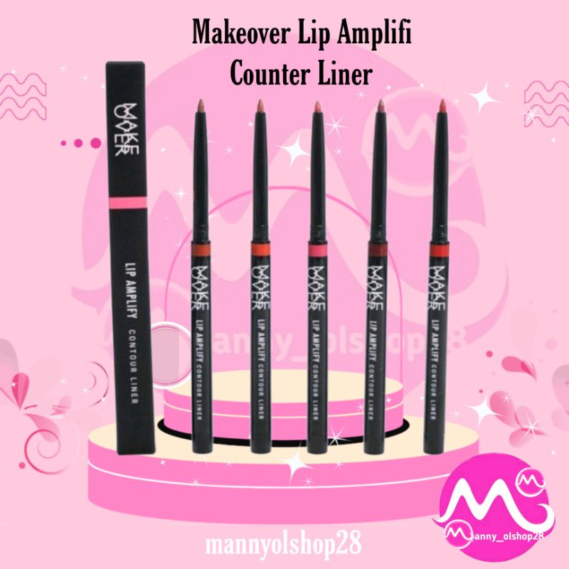 Jual MAKEOVER LIP AMPLIFY COUNTOUR LINER (5 VARIAN) / MAKE OVER ...
