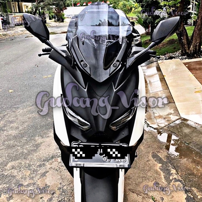 Jual Windshield Visor Xmax Sport model Buble, Visor Ws Kaca depan XMax ...