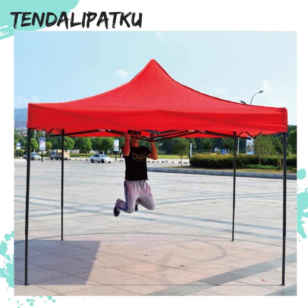 Jual Tenda Lipat Ukuran 2x2 Standar Tenda Jualan Set Lengkap Tenda ...