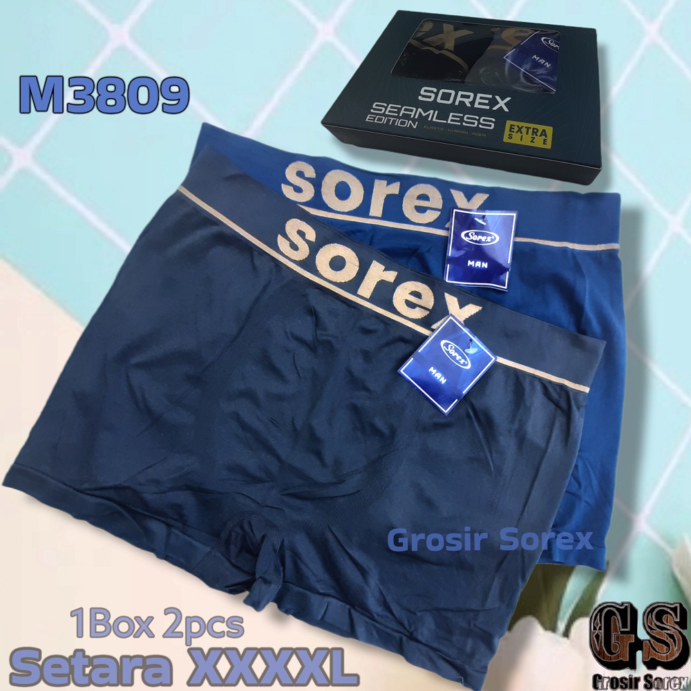 Jual Sorex Man Sport Celana Dalam Seamless Edition Extrasize 4L-5L Jumbo M3808 M3809 Isi 2pcs ...