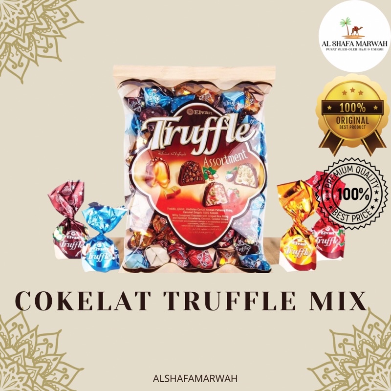 Jual COKELAT TRUFFLE MIX | TRUFFLE CHOCOLATE ELVAN MIX | COKELAT ARAB ...