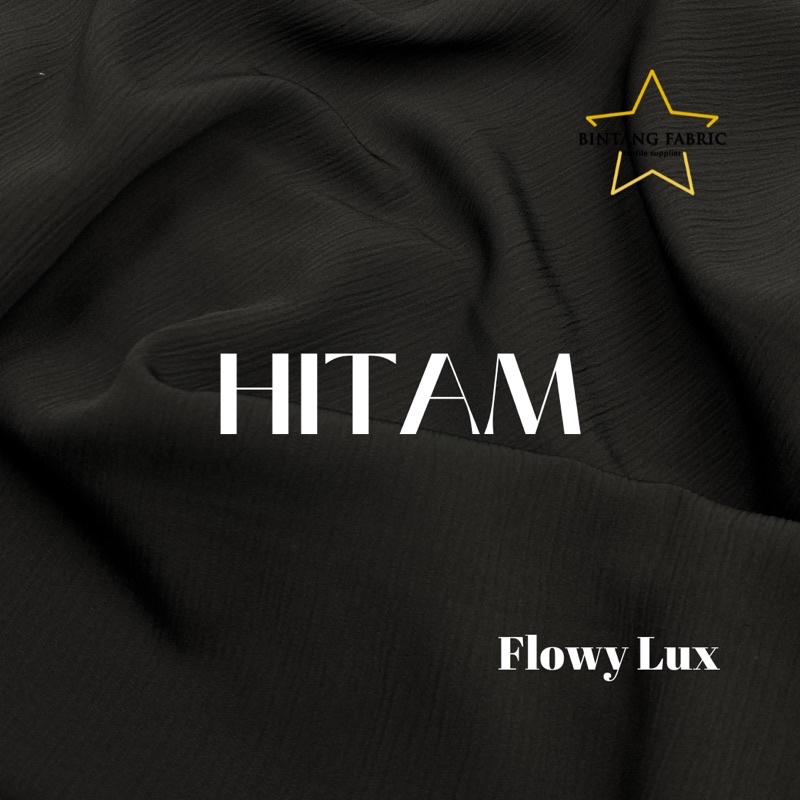 Jual Bahan Kain Flowy Lux Youryu Crinkle Airflow 0,5 meter | Shopee ...