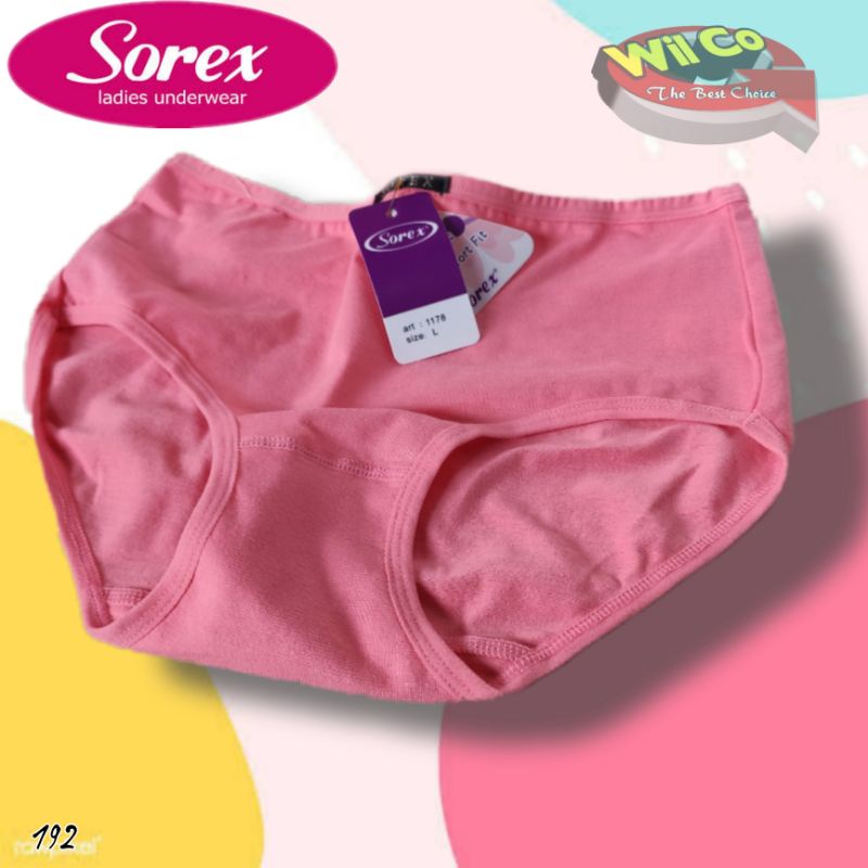Jual K192 (1-3 pcs) Sorex Celana Dalam Wanita Dewasa, Celana Dalam Perempuan Sorex Size M L EL ...