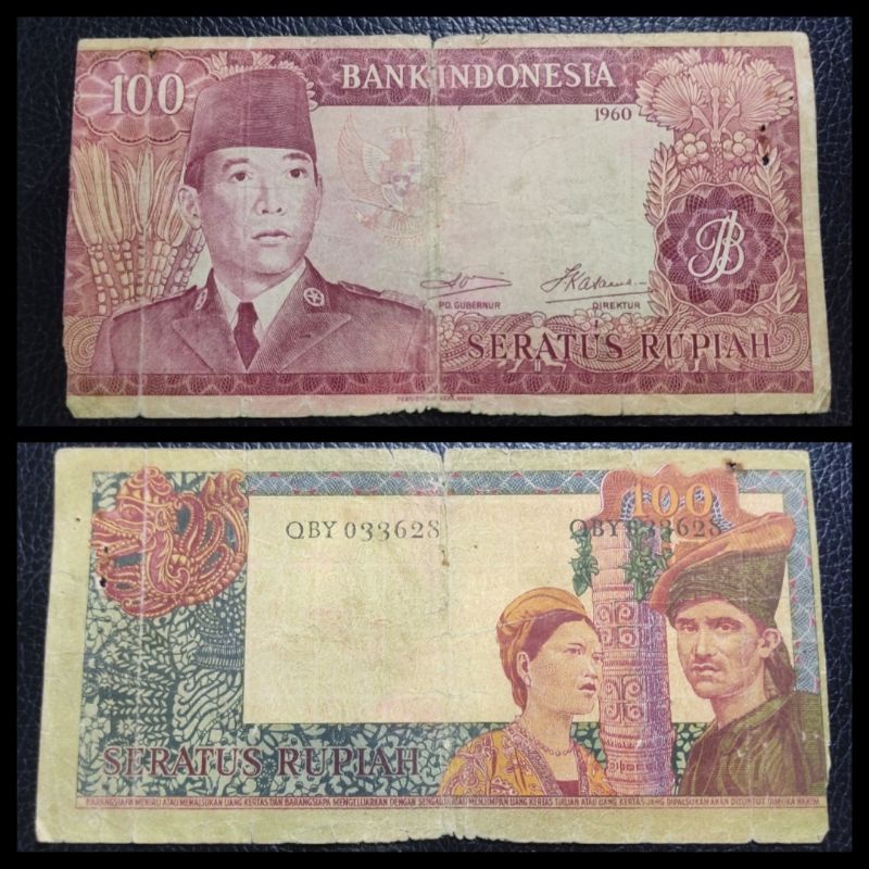 Jual uang kuno 100 rupiah sukarno tahun 1960 | Shopee Indonesia