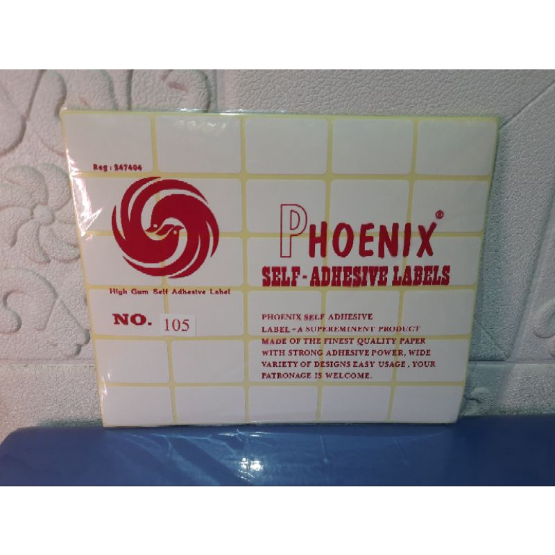 Jual Sticker Label / Label Harga Phoenix No 105 (25 x 38 mm) | Shopee ...