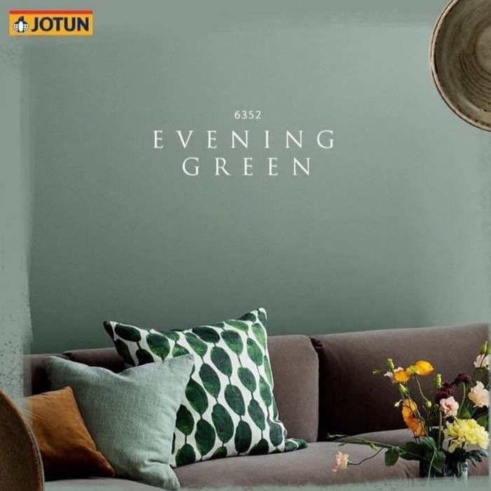 Jual CAT TEMBOK INTERIOR DAN EKSTERIOR JOTUN - EVENING GREEN/6352 (PAIL ...