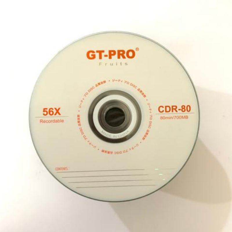 Jual GT Pro CDR CD R 700MB 56x, harga per pcs | Shopee Indonesia
