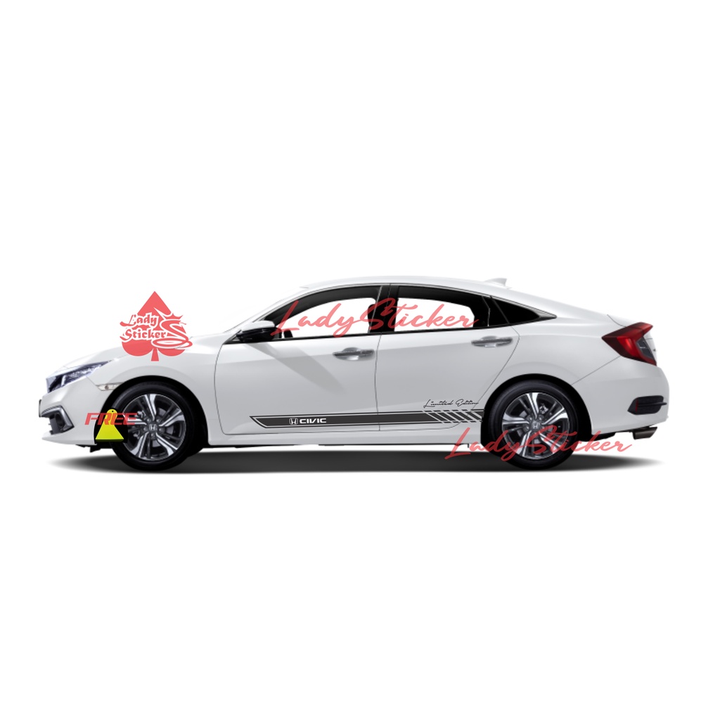 Jual CUTTING STICKER MOBIL CIVIC STRIPING STICKER MOBIL HONDA CIVIC ...