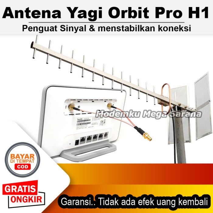 Jual Antena Penguat Sinyal Telkomsel Orbit Pro H1 Orbit Max H2 Modem Yagi Extreme 3 | Shopee ...