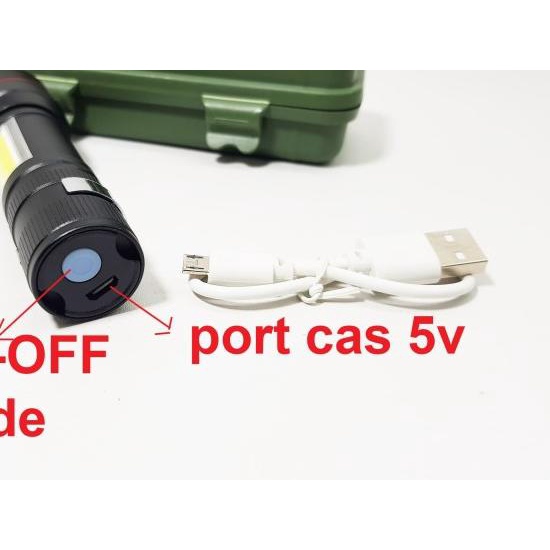 Jual Power Style Senter Mini Led Cree T6 With Zoom - Emergency COB ...