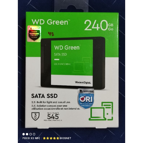 Jual SSD WD Green 240GB Sata | Shopee Indonesia