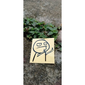 Jual Stiker middle finger fucek animasi lucu /sticker keren | Shopee ...