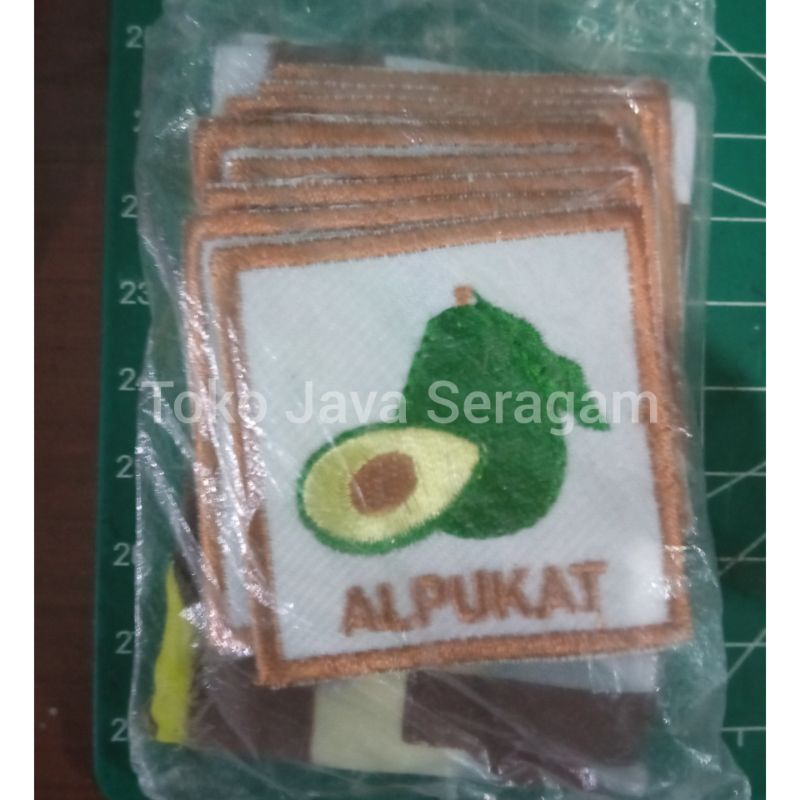 Jual Bet 1 Set Tanda Regu & Bendera Bunga Buah Tumbuhan Pramuka Putri ...