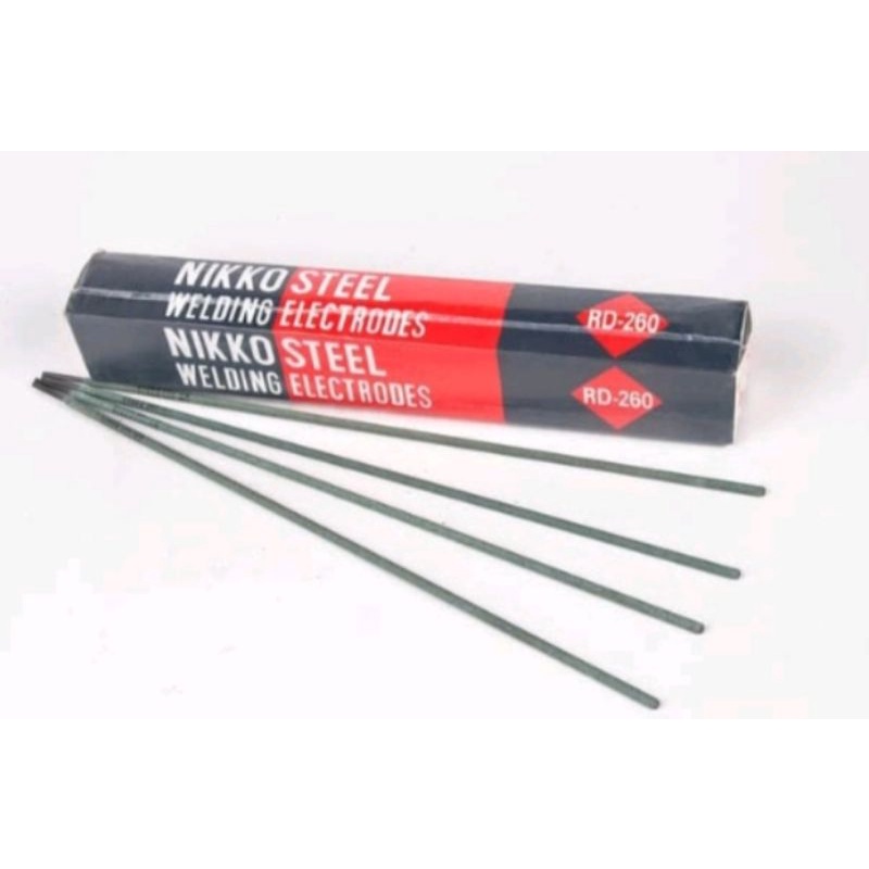 Jual KAWAT LAS NIKKO STEEL RD 260 2MM | Shopee Indonesia