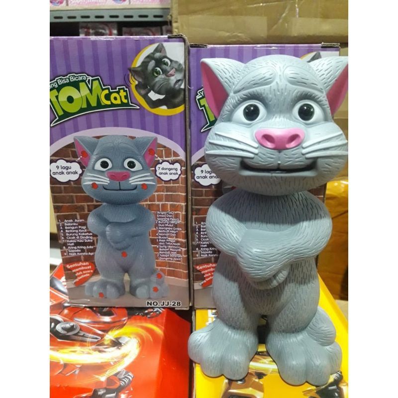 Jual TALKING TOM CAT MAINAN ANAK BISA 2 BAHASA REKAM DAN BERNANYI DAN ...