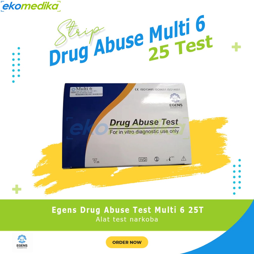 Jual Drug Abuse Test Egens Multi 6 - Multi Drug / Multidrug 6 Parameter ... Jual Drug Abuse Test Egens Multi 6 - Multi Drug / Multidrug 6 Parameter ...