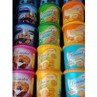 Jual Biskuit kaleng Biskitop Cheese, Coconut, Black Cookies, Assorted ...