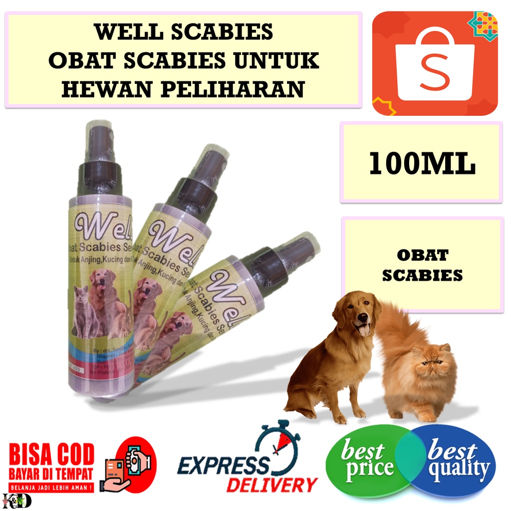 Jual WELL OBAT SCABIES SEMPROT 120 ml | Shopee Indonesia