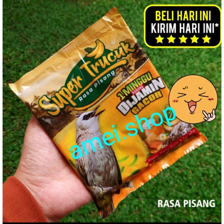 Jual SUPER TRUCUK VOER RASA PISANG FRESH FOOD Pakan Burung Trucuk ...