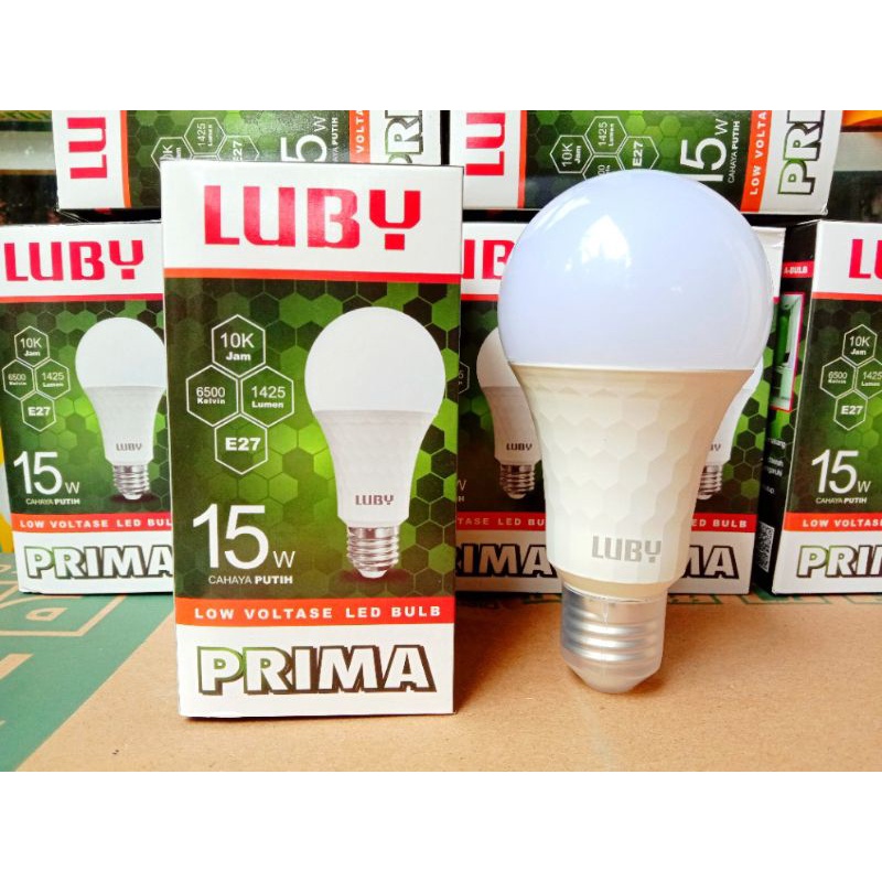 Jual LAMPU LED LUBY PRIMA 15W CAHAYA PUTIH | Shopee Indonesia
