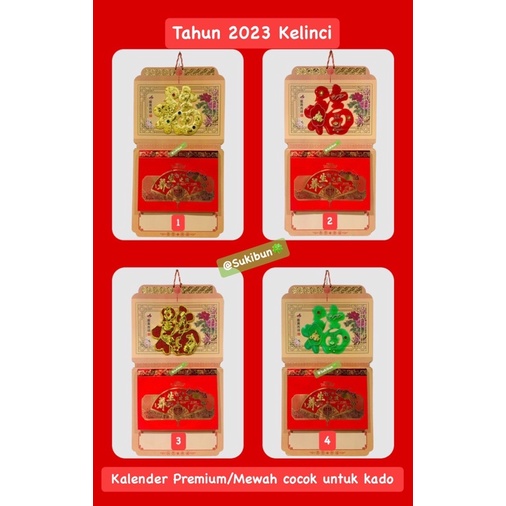 Jual Kalender PREMIUM Tahun 2023 Kelinci - Hongkong - China | Shopee ...