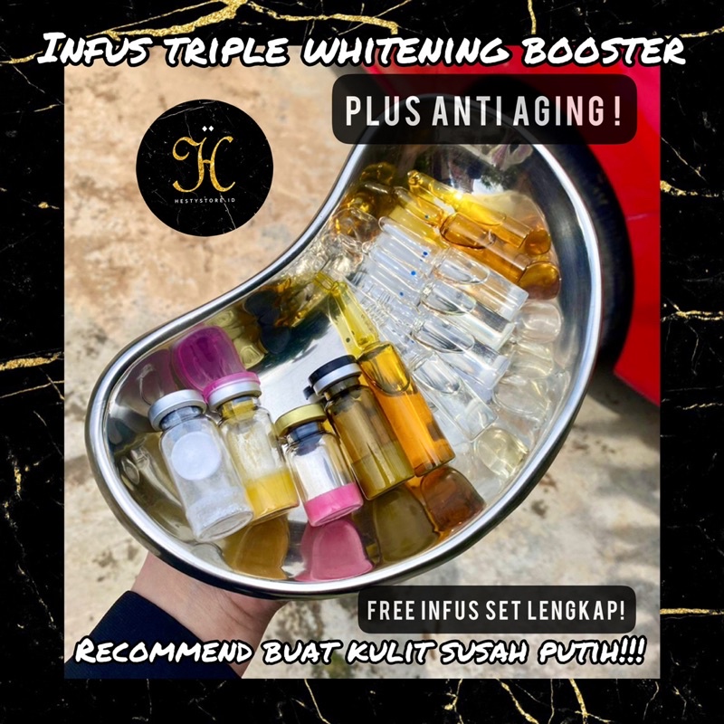 Jual INFUS Triple Whitening BOOSTER + Chromosome!!! | Shopee Indonesia