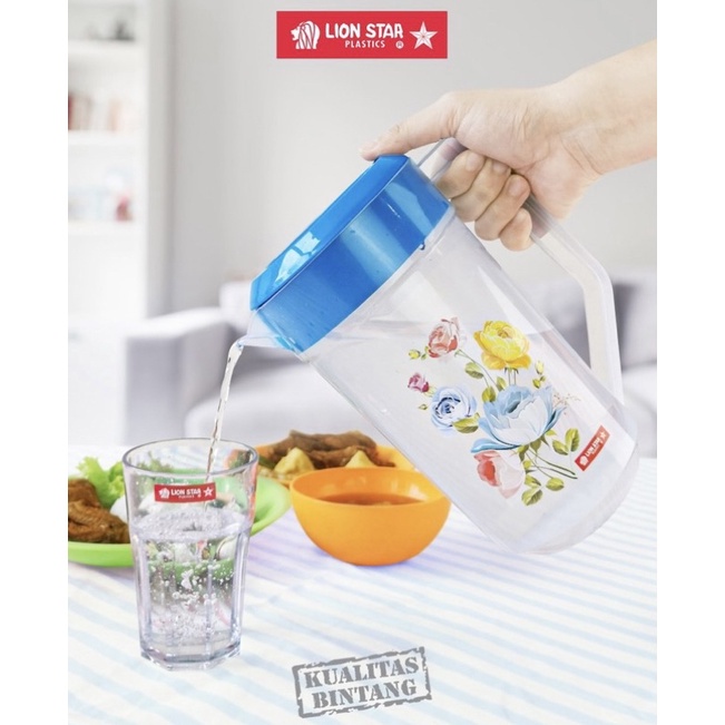 Jual TEKO PLASTIK LION STAR 2,1 L LION STAR WATER JUG | TEKO AIR | PITCHER AIR | Shopee Indonesia