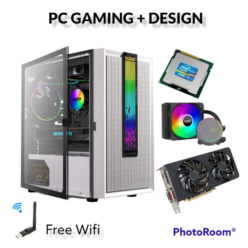 Jual PC GAMING CORE I7 | RAM 16GB | HDD 1TB | VGA 4GB 256BIT DDR5 ...
