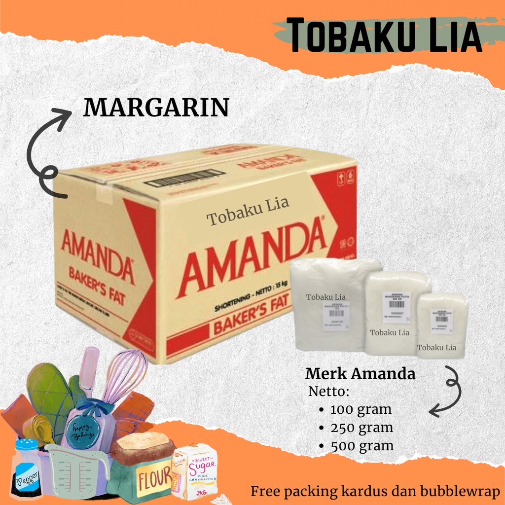 Jual MARGARIN MENTEGA PUTIH MENARA AMANDA MENTEGA PALMBOOM 1 KG ...