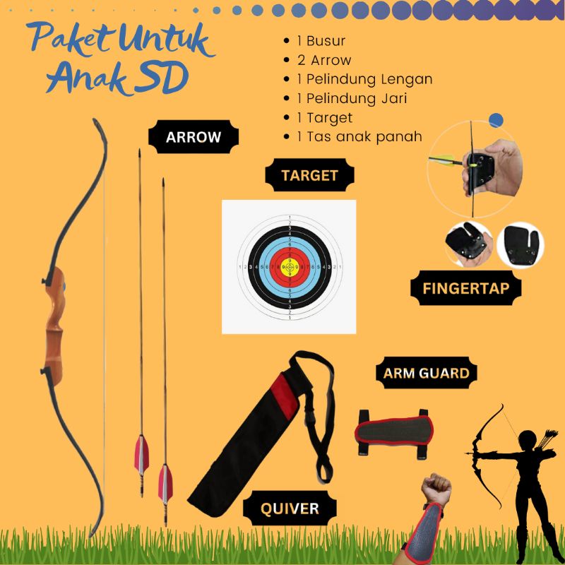 Jual Paket Olahraga Panahan Anak SD SMP Pemula | Shopee Indonesia