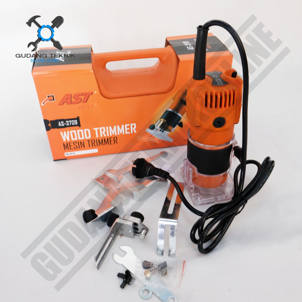 Jual Mesin Profil Kayu Trimmer Listrik 530 Watt AS3709 AST / Mesin Wood ...