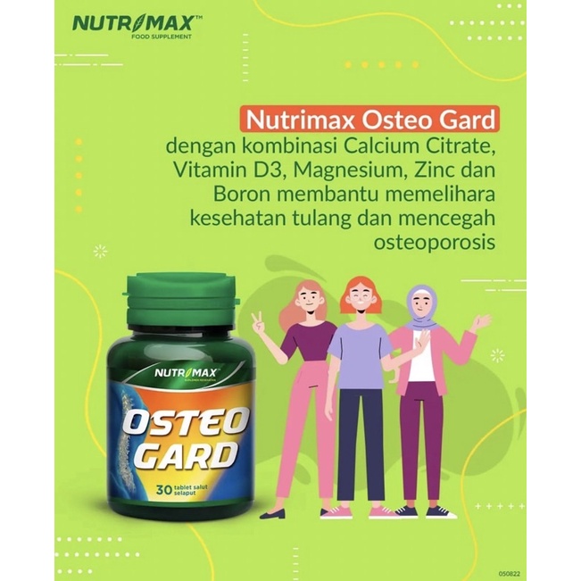 Jual Nutrimax Osteogard Kalsium Tulang | Shopee Indonesia